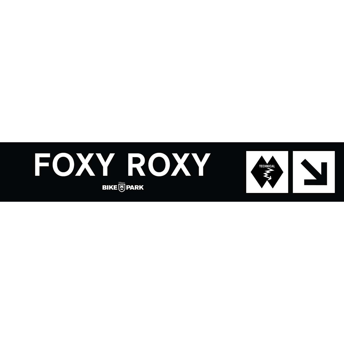 Killington Resort: Foxy Roxy Mountain Bike Trail Sign – Killington Sports