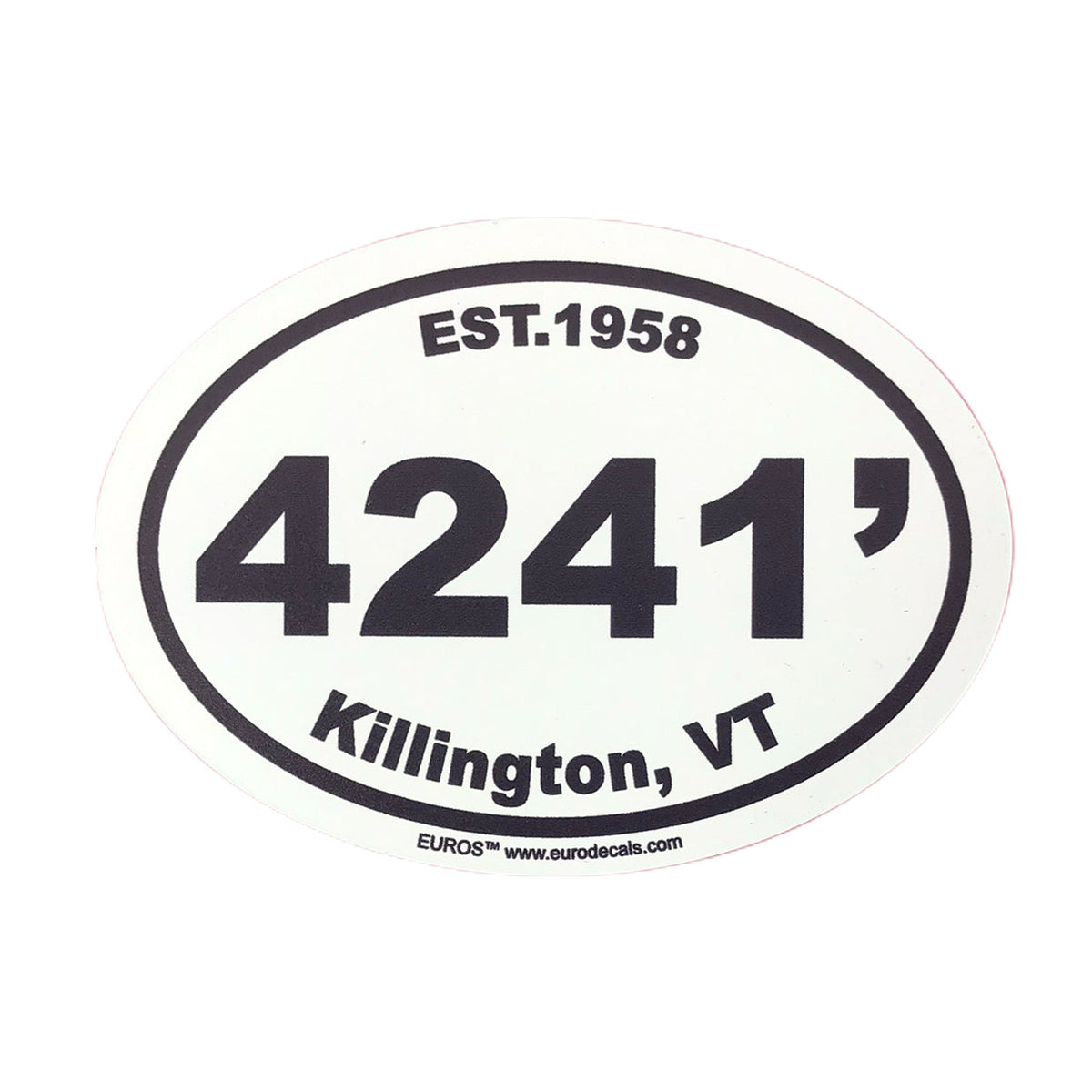 Killington Euro Sticker – Killington Sports