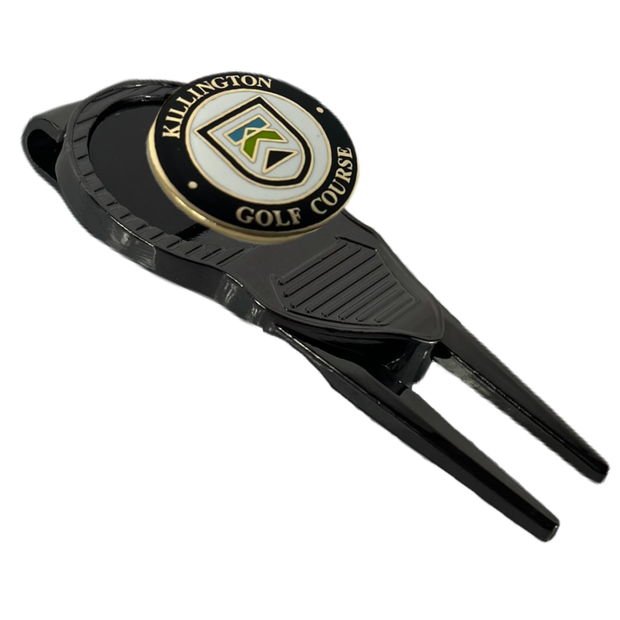 Killington Golf Course Logo Ultra-Modern Clasp Back Divot Tool ...