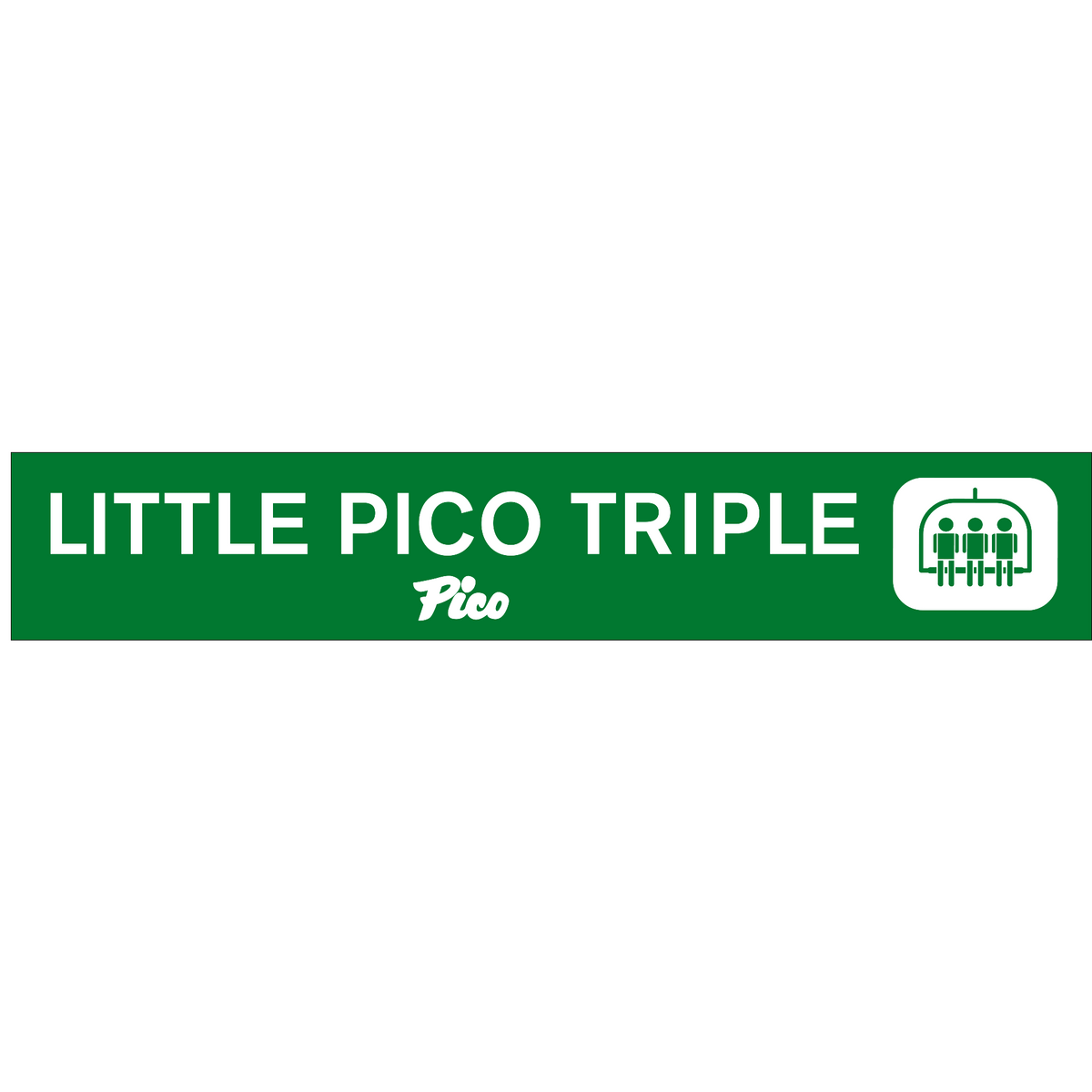 Pico Resort: Pico Chair Lift Sign – Killington Sports